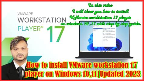 How To Install VMware Workstation 17 Player On Windows