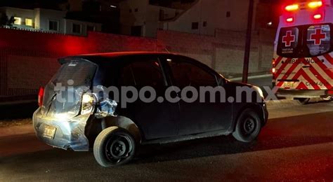 Aparatoso choque deja a lesionados leves en la Tomás Valles