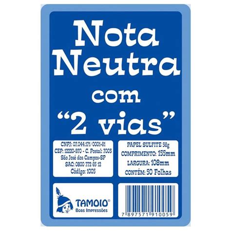 Bloco Nota Neutra Tamoio 1 32 1005 25 X 2 20 Blocos 50 Folhas