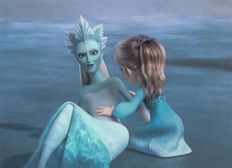 Enchanting Snow Queen And Princess In Mirrorland