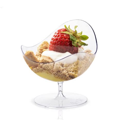 PUCHARKI POJEMNICZKI DO DESERÓW OKRĄGŁE ŁYŻECZKI mini małe jednorazowe