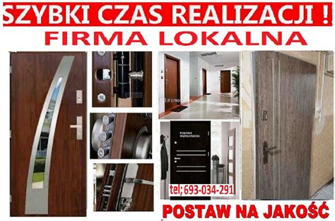 DRZWI WEJŚCIOWE do mieszkania zewnętrzne wewnątrzklatkowe z montażem