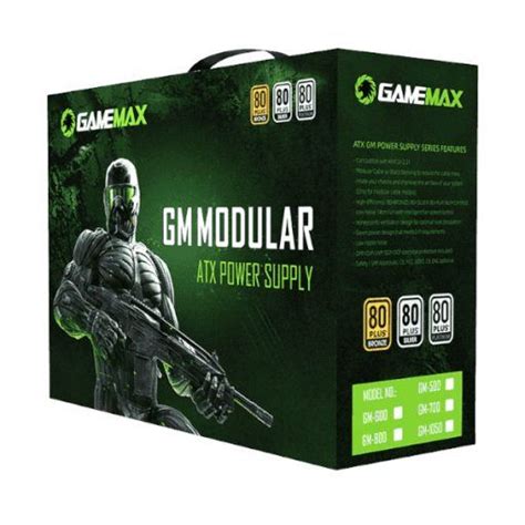 Gamemax Psu Fuente De Poder W Plus Silver Semi Modular Gm