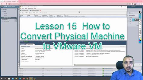 Lesson 15 How To Convert Physical Machine To VMware VM By Eng Ahmed
