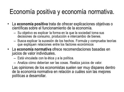 10 Ejemplos Ejemplo De Economia Positiva Y Normativa Ejemplo