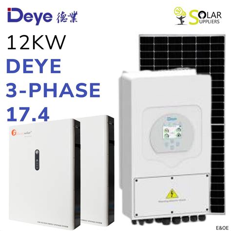 DEYE 8KW Hybrid Inverter 2 MPPT Single Phase Solar Inverter 58 OFF