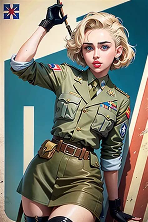 Dopamine Girl Miley Cyrus As Ww Womens Army Auxiliary Corps X Xrj Wkxnd