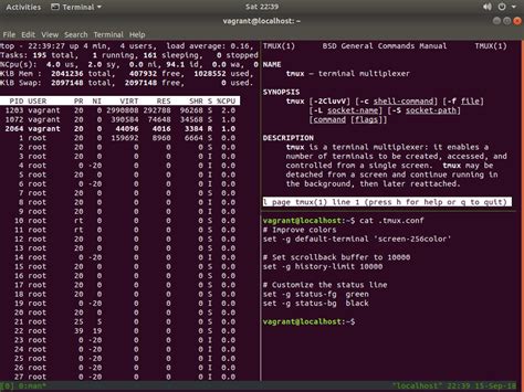 getting started with tmux linuxize
