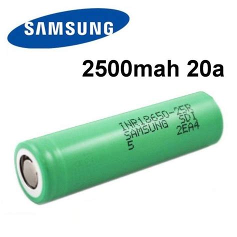 Genuine Samsung 25R 18650 Cells 2500mah 20a 3 7v High Drain Sold Per Pc
