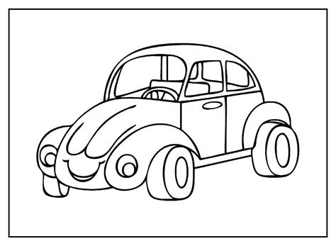 Desenhos De Fusca Para Colorir Bora Colorir