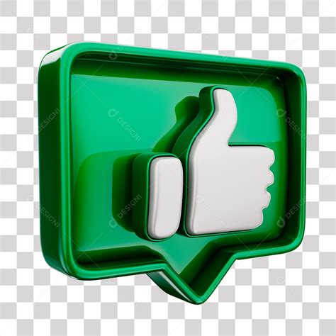 Emoji De Curtida Verde M O Branca Elemento D Para Composi O Png