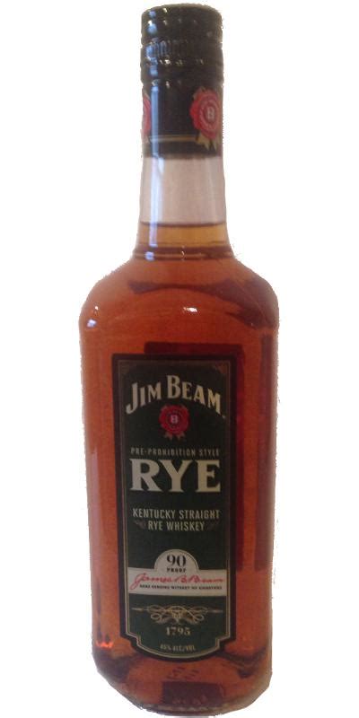 Jim Beam Rye Pre Prohibition Style Green Label Ml Spirit Radar