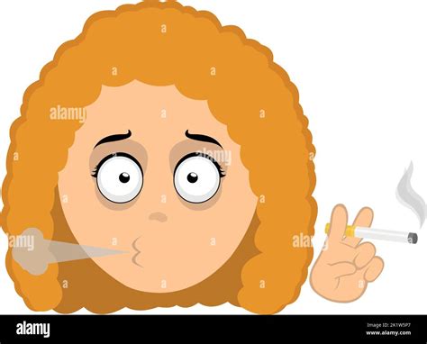 Ilustración vectorial de una mujer de dibujos animados se enfrenta a
