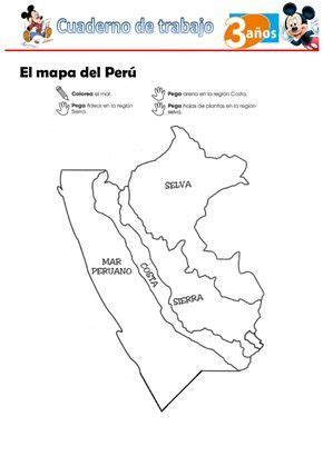 El Mapa Del Per Fichas De Trabajo Matem Ticas Para Guarder A
