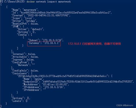 [docker]error response from daemon address already in use csdn博客
