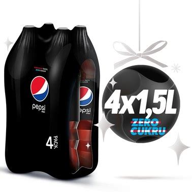 Pepsi Max Napój gazowany typu cola 6 l 4 x 1 5 l 25 TANIEJ