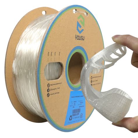 YOUSU Filamento Flexible De TPU Para Impresora 3D Filamento De TPU