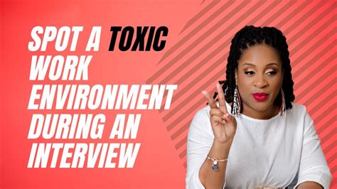 How To Spot A Toxic Work Environment During An Interview YouTube