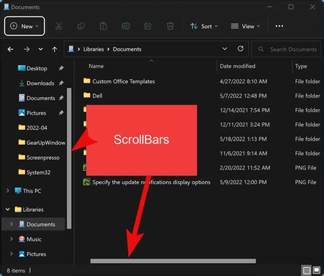 How To Change The Scrollbar Width In Windows 11 Or 10 Gear Up Windows