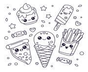 Coloriage Kawaii Kawaii Jecolorie
