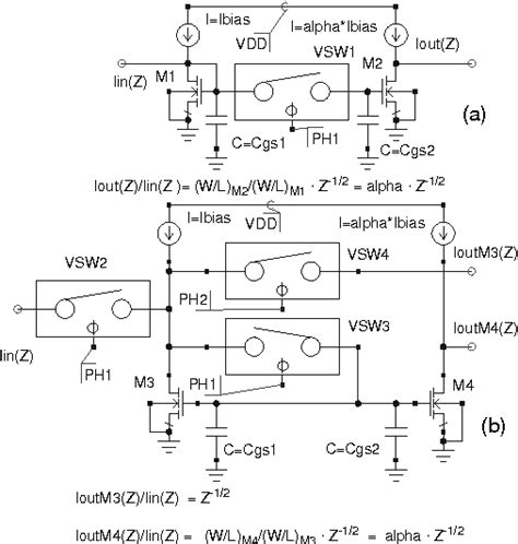 figure 1 from a hybrid verilog a and equation defined subcircuit approach to mos switched