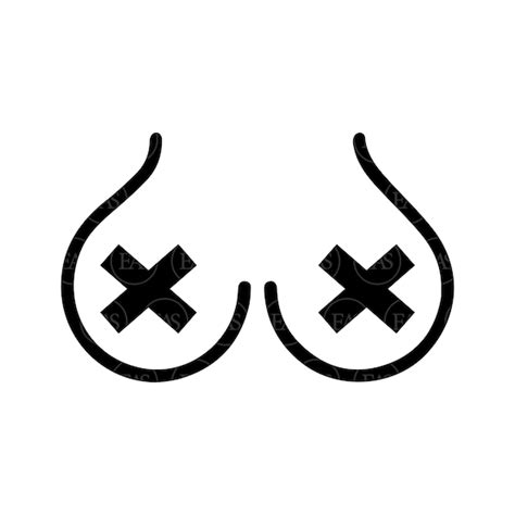 Boobs Svg Hand Drawn Boobies Svg Tits Svg Vector Cut File For Cricut