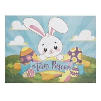 Painel Tnt Decorativo Feliz P Scoa Coelhinho X M Piffer