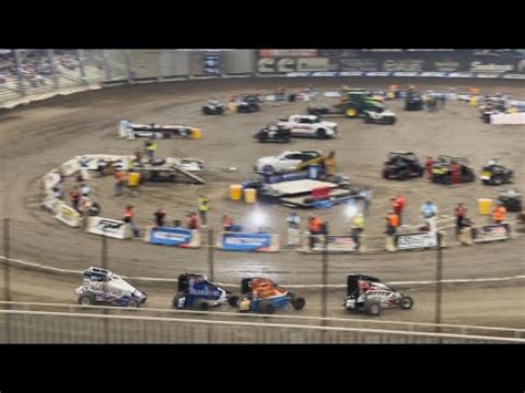 Tanner Holmes 2024 Chili Bowl Tuesday Heat 5 YouTube