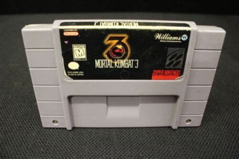 MORTAL KOMBAT 3 Super Nintendo SNES Game Cartridge Guaranteed EBay