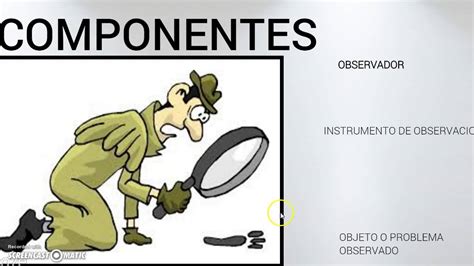 ELEMENTOS DE UN INSTRUMENTO DE OBSERVACION YouTube
