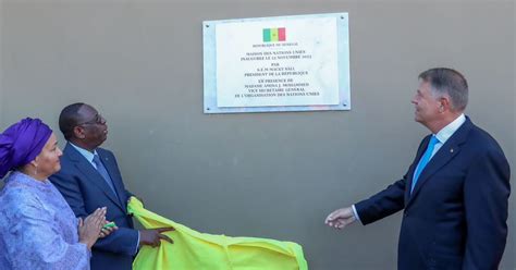 Sénégal inauguration à Diamniadio de la Maison des Nations unies
