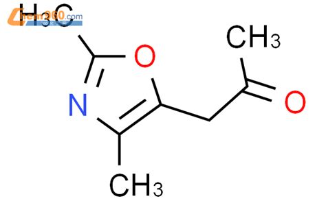 1196154 14 9 1 2 4 dimethyl 1 3 oxazol 5 yl propan 2 one化学式结构式分子式