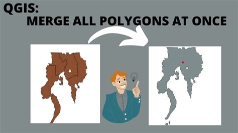 Qgis Tips Easy Way To Resolve And Merge All Polygons At Once Youtube