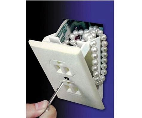 Wall Safe Electrical Outlet Socket Diversion Hidden Home Security