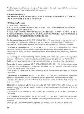 Mavic Disclaimer And Safety Guidelines En Pdf