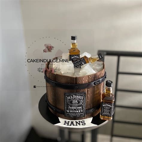Jack Daniel Cake With Icecubes CakeIndulge PH