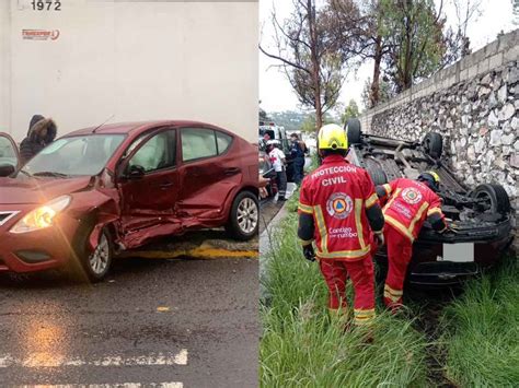 Lluvia Provoca Accidentes En Diferentes Puntos De La Ciudad De Puebla