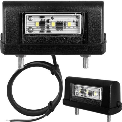 LAMPA OŚWIETLENIA TABLICY REJESTRACYJNEJ CZARNA LTD 665 za 24 99 zł z