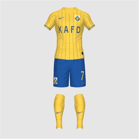 Al Nassr Home Kit 23 24 FIFA Kit Creator Showcase