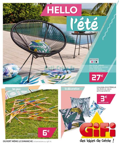 Anti Crise Fr Catalogue Gifi Du 09 Au 17 Juin 2020GIFI Le Nouveau
