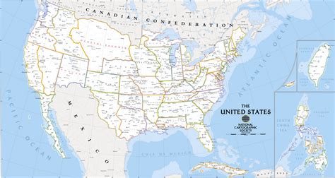 National Cartographic The United States Of America By Theaidanman On