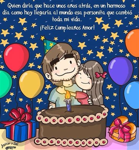 50 Imágenes de Feliz Cumpleaños Amor Frases y Mensajes Originales