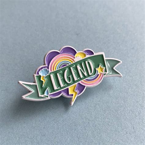 Legend Enamel Pin By Bettie Confetti Notonthehighstreet