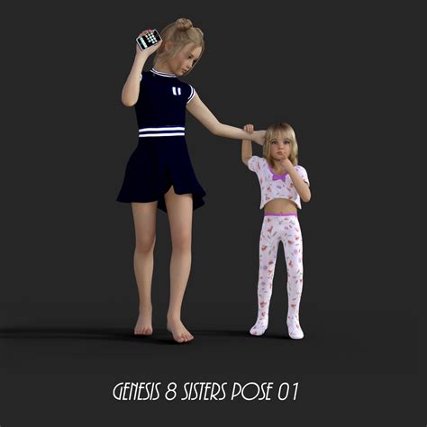 Genesis 8 Female Just Sisters Pose 01