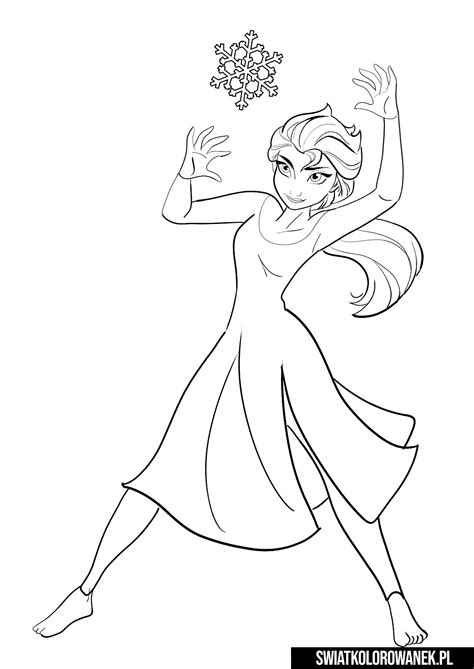 Frozen Elsa Darmowe Kolorowanki Do Druku