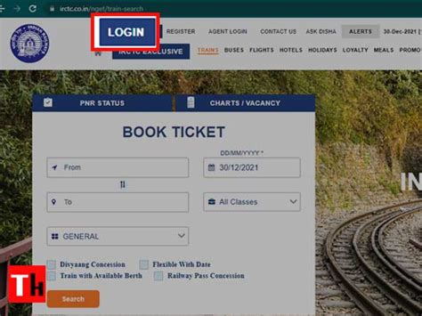 Irctc Login Irctc Ticket Booking Irctc Registration