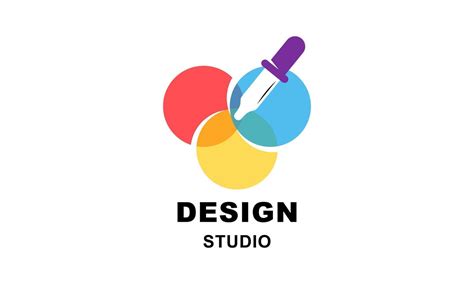 Graphic Designer And Web Design Studio Tool Logo Vector Art At