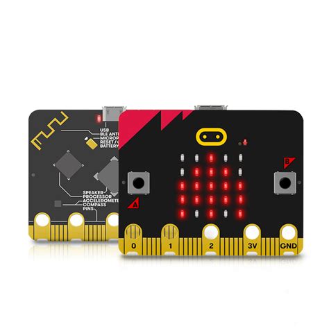 microbit主板 micro bit v2开发扩展板可编程机器人入门学习套件 虎窝淘
