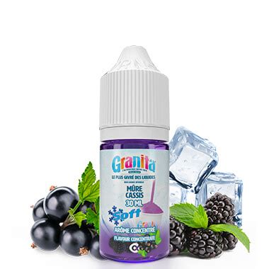 Arôme Mûre Cassis 30ml Granita Soft alfaliquid Arôme Fruité Frais
