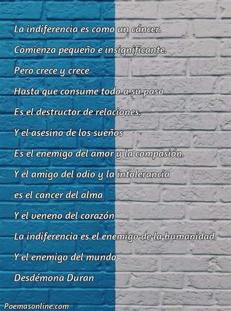 5 Poemas Sobre La Indiferencia Social Poemas Online